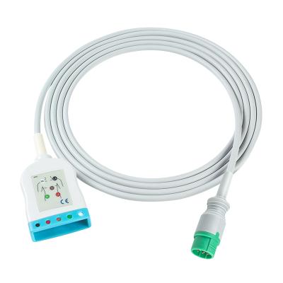 China Mennen Enmove1000 Envoy ECG Trunk Cable AAstyle 5lead Cable 2.5M for sale
