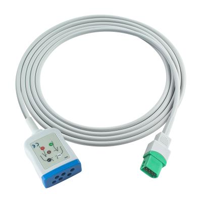 China Mindray Datascope 0012-00-1745-01 ECG Trunk Cable Passport V V-Series V12 V21 3 5 Lead ECG Adapter Cables for sale