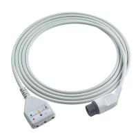 China Nihon Kohden 8Pin 3 5 Lead ECG Trunk Adapter Cable TEC-7100K Din Style ECG Extension Cable for sale