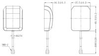 China Customized GNSS Mushroom Head Antenna High Sensitivity Multi Frequency HD-111AJ for sale