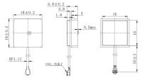 China Single Beidou Positioning Built In Ceramic Chip Antenna Satellite Navigation Car Marine HT-184GB for sale