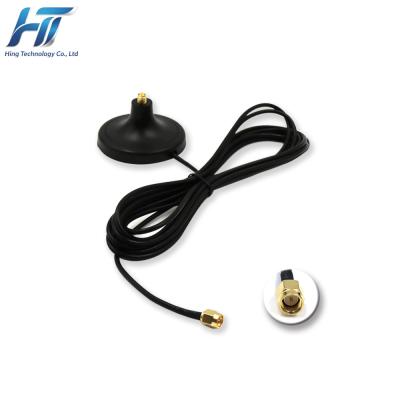 China Helical Antenna With Magnetic Suction Base External Thread With Inner Pin 3m Length HT-M61AJ3 for sale