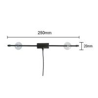 China Vhf Uhf 470-862MHz Portable digital Car TV Antenna 2-3dBi HT--V033-03 for sale