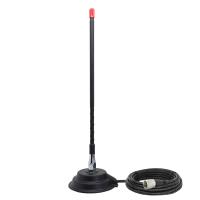China CE IOS Fiberglass Whip 0-1dBi Car TV Antenna With SWR Adjuster Mag Mount HT-C873 for sale