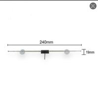 China Telescopic 5 - 28dBi Car TV WiFi Antenna Linear Vertical Polarization With Sucking Disc for sale