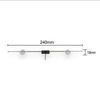 China Telescopic 5 - 28dBi Car TV WiFi Antenna Linear Vertical Polarization With Sucking Disc for sale