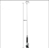 China 1 - 2dBi 27MHz Stainless Steel Whip Long Range CB Antenna For Car Radio HT-C150 for sale