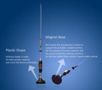 China 300W 28MHz Car CB Antenna With Outdoor Rubber Whip Spring Base HT-C899 for sale