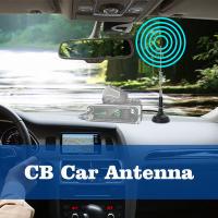 China Black Mini UHF 27mhz Base Station Antenna Magnetic Car Aerial HT-C874 for sale