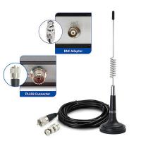 China Black Mini UHF 27mhz Base Station Antenna Magnetic Car Aerial HT-C874 for sale