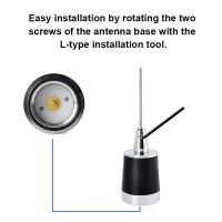 China NMO Dual Band Car Antenna 144MHz VHF 430MHz UHF 2 Way Radio Antenna Mount HT-B781 for sale