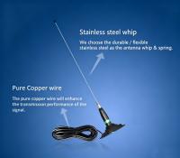 China OEM 75 Ohm Car CB Radio Antenna With Magnetic Base HT-V0012 for sale
