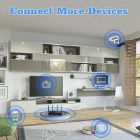 China 2.4GHz 5.8GHz Dual Band Wireless Wifi Antenna Omni SMA Male External Antenna 8dBi for sale