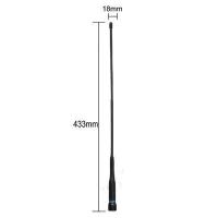 China AZ504FX Rubber VHF UHF Mobile Antenna Soft Whip Two Way Radio Antenna AZ504FX for sale