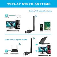 China Dual Band 2.4Ghz 5Ghz Usb Wifi External Antenna Long Range High Gain For PC Desktop for sale