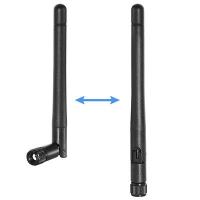 China Dual Band Wifi Antenna 2.4GHz 5.8GHz Rubber Wireless Communication Antennas With Right Angle for sale