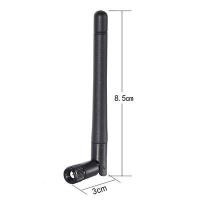 China Dual Band Wifi Antenna 2.4GHz 5.8GHz Rubber Wireless Communication Antennas With Right Angle for sale
