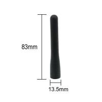 China Flexible 1-4dBi Handheld VHF UHF Mobile Antenna Rubber Radio Antenna 83mm Long HT-B026 for sale