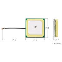 China Customized Active Internal Patch Ceramic Antenna For Satellite Positioning And Navigation for sale