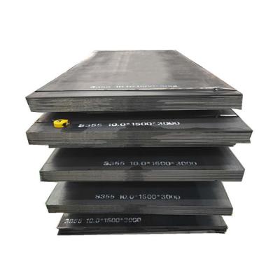 China Hot Rolled Carbon Steel Container Plate 6-100mm Thickness ASTM GB JIS Q235 Q345 SS400 for sale