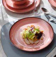China 12pcs Melamine Dinnerware Set Plates And Bowls For 4 for sale