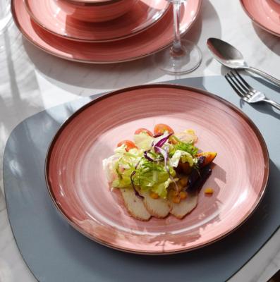 China 12pcs Melamine Dinnerware Set Plates And Bowls For 4 for sale