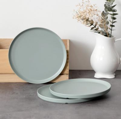 China FINE&NICE Melamine Plates, 6 Pieces Dinnerware Plates, 10.5in Plates Set, Safe Dishes, Scratch Resistant, Dishwasher Saf for sale