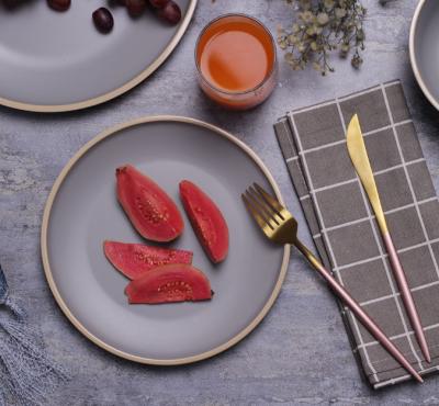 China Heat Resistant Melamine Dinner Plate Set Gufaith 12 Pcs for sale