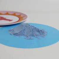 China SHUANGYAN Blue  Melamine Moulding Compound Powder  High-temperature resistant Applied to tableware for sale