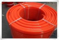 China Orange PU Polyurethane Round Belt anti static with 3mm - 8mm Textile for sale