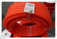 China Orange PU Polyurethane Round Belt anti static with 3mm - 8mm Textile for sale