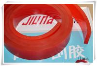 China High Wear Resistant Red Polyurethane Squeegee For Silk Screen Printing for sale