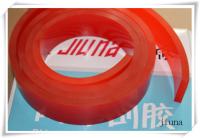China High Wear Resistant Red Polyurethane Squeegee For Silk Screen Printing for sale