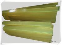 China 80 Shore A Polyurethane Rubber Sheet Natural Color PU Sheet Solvent Resistance for sale