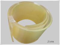 China 80 Shore A Polyurethane Rubber Sheet Natural Color PU Sheet Solvent Resistance for sale