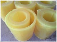 China 80 Shore A Polyurethane Rubber Sheet Natural Color PU Sheet Solvent Resistance for sale
