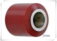 China Cast Iron Polyurethane Wheels 80mm Diameter High Tear Resistance 60mm Width for Industrial Caster for sale