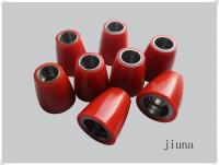 China Castable Red Pu Wheels Oil Resistant For Industry Caster , 30A - 98A for sale
