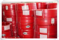 China Red Transmission Polyurethane Flat Belt Low Compression Set Industry Textile Machines for sale