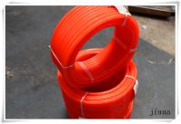 China Red Smooth Polyurethane Round Belt High Tensile Strength Round Belting for sale
