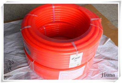 China Orange Polyurethane Round Belt Diameter 15mm With Surface Smooth for sale