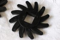 China Black 90A Polyurethane Coating Bushings Replacement Aging Resistant for Industrial Rollers for sale