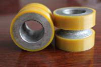 China Yellow High Density Polyurethane Wheels 35-98 Shore A Hardness with 45-60 KN/M Tear Strength for Heavy Duty Applications for sale
