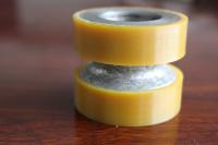 China Yellow High Density Polyurethane Wheel Heavy Duty Coating Rollers Replacement 35-98A for sale