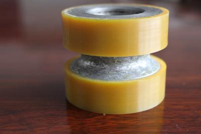 China Yellow High Density Polyurethane Wheels 35-98 Shore A Hardness with 45-60 KN/M Tear Strength for Heavy Duty Applications for sale