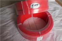 China Polyurethane Products Red Round Belting Oil - Resistant Acid for sale