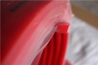 China Red Transmission Polyurethane Flat Belt Low Compression Set Industry Textile Machines for sale