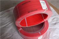 China Polyurethane Products Red Round Belting Oil - Resistant Acid for sale
