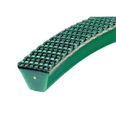 China 90A Hardness Green Super Grip PU Polyurethane V Belt 13-32mm Profile 30m Roll for sale