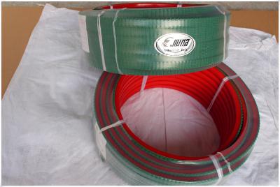 China Conveyor PU V Belt Super Grip 13x8mm Transmission Polyurethane V Belt Top Green PVC 30m Roll for sale